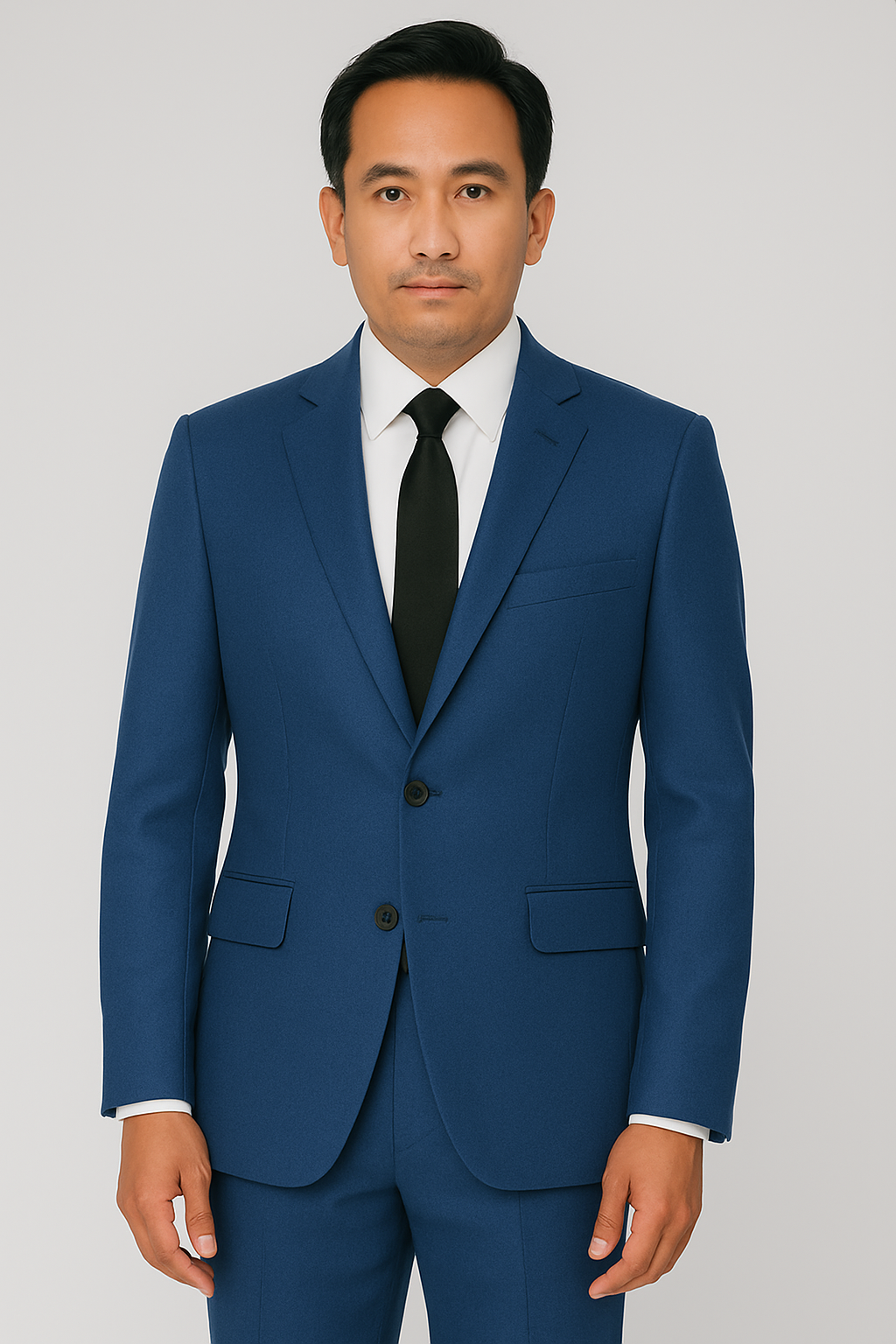 2 Piece Cashmere Suit - Blue – $49 Men's Suits